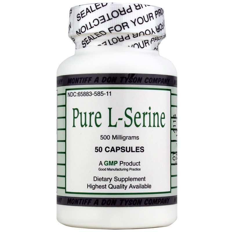 Pure L-Serine 500 Mg, Montiff