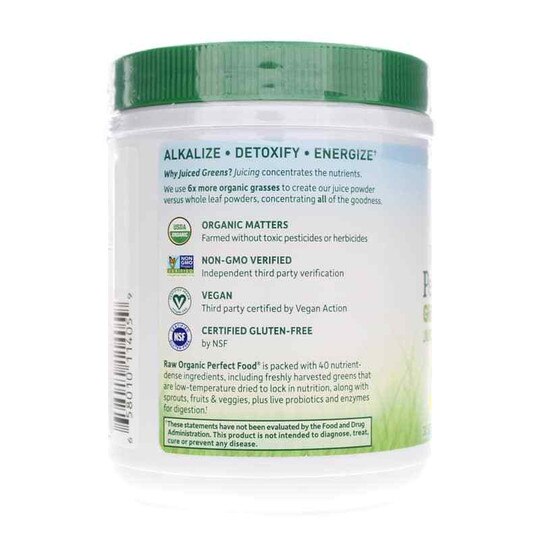 Raw Organic Perfect Food Green Powder, Garden of Life