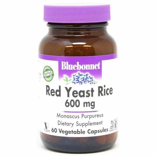 Red Yeast Rice 600 Mg, Bluebonnet