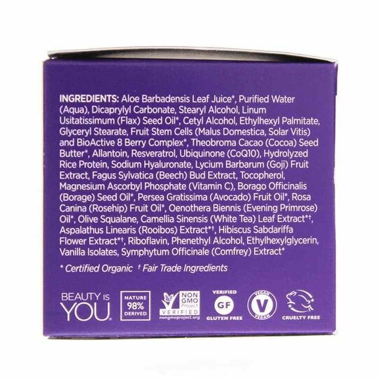 Resveratrol Q10 Night Repair Cream Age Defying Formula Andalou Naturals