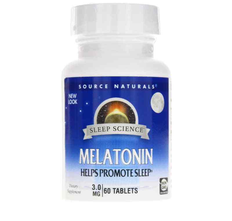 Sleep Science Melatonin 3 Mg Tablets, Source Naturals