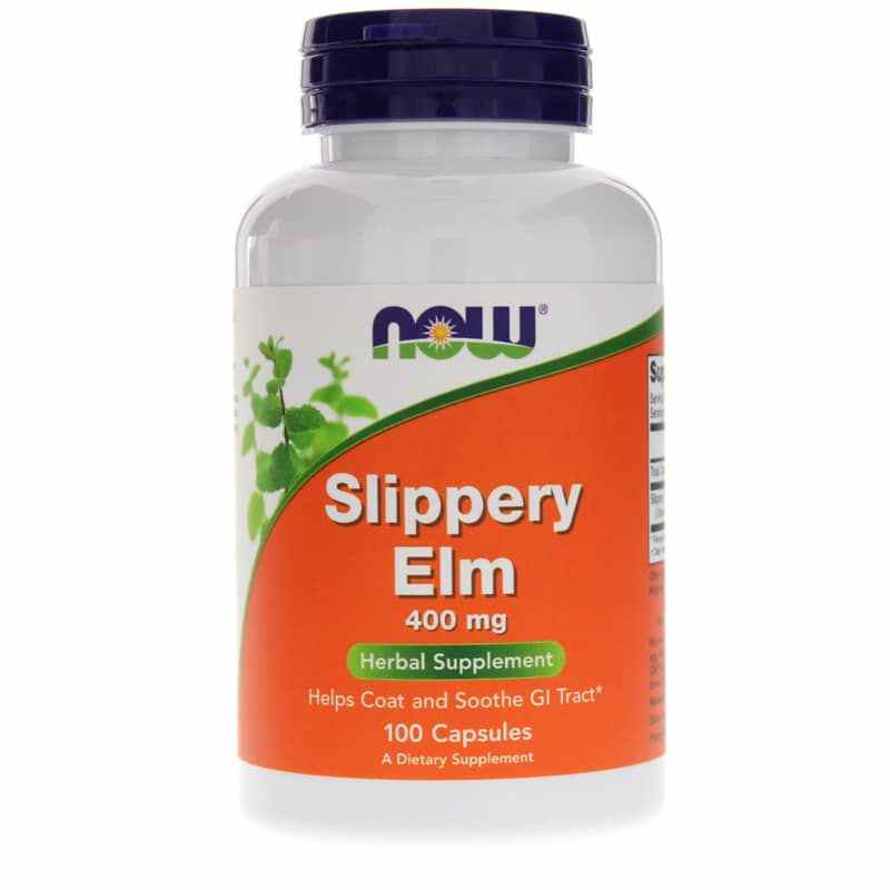 Slippery Elm 400 Mg, NOW Foods