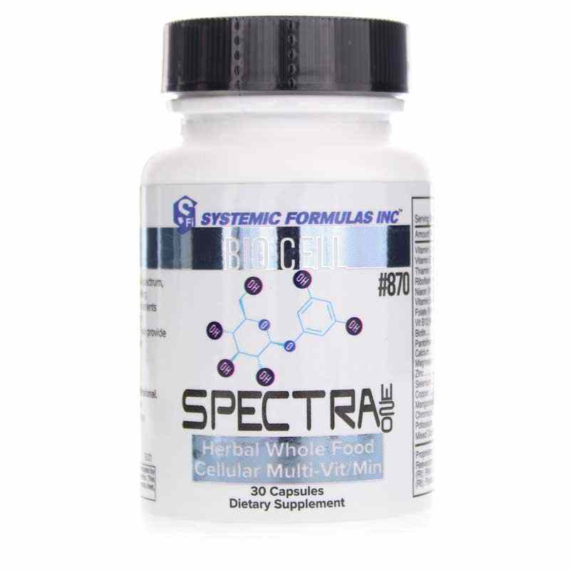 Spectra One Cellular Multi-Vitamin/Mineral, Systemic Formulas