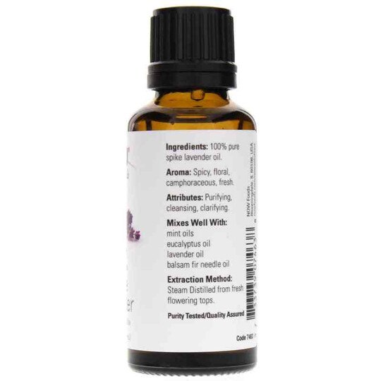 Spike Lavender Essential Oil, NOW Foods