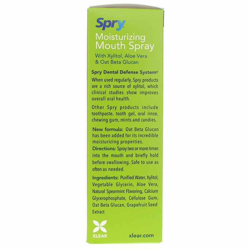 Spry Moisturizing Mouth Spray, Xlear