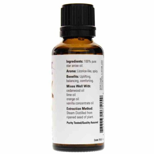 Star Anise Essential Oil Now Foods