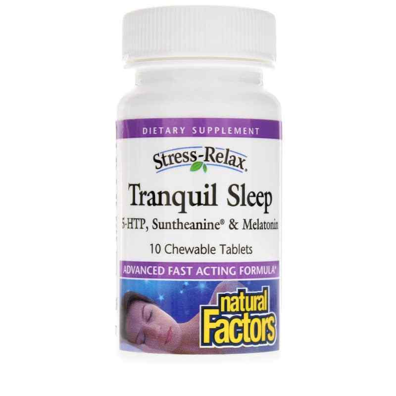 Stress-Relax Tranquil Sleep Chewable, Natural Factors
