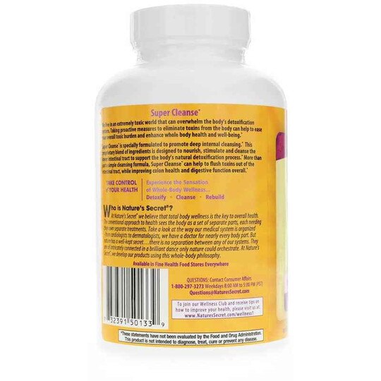 Super Cleanse Tablets, Natures Secret