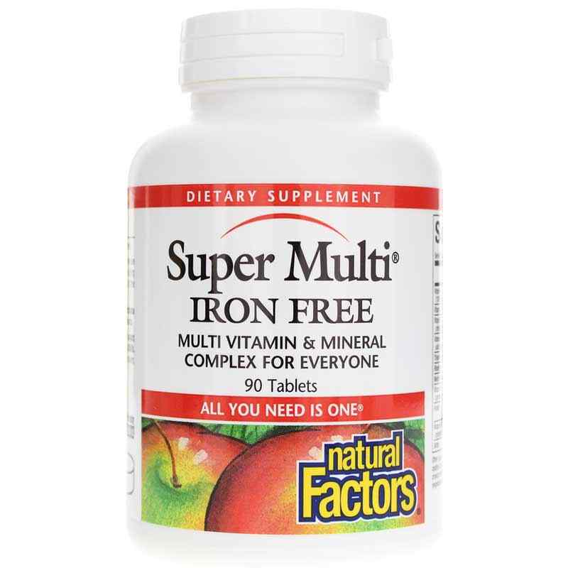 Super Multi Iron Free, Natural Factors