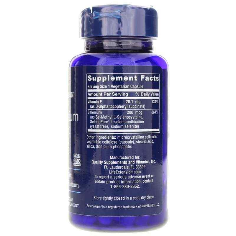 Super Selenium Complex 200 Mcg, Life Extension