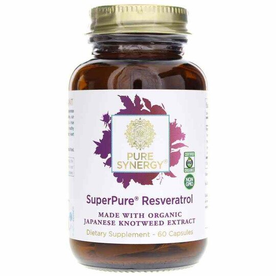 Superpure Resveratrol Organic Extract Capsules Pure Synergy