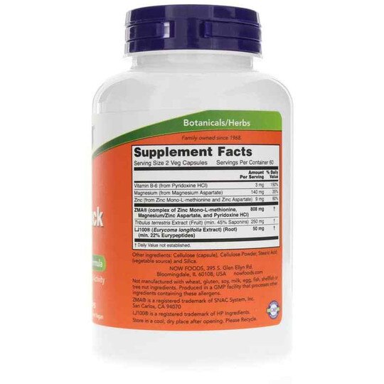 TestoJack 100, NOW Foods