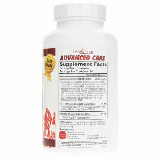 Tri Active Biotics Advanced Care Capsules, Essential Source