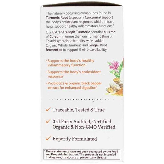 Turmeric Extra Strength, Garden of Life mykind Organics