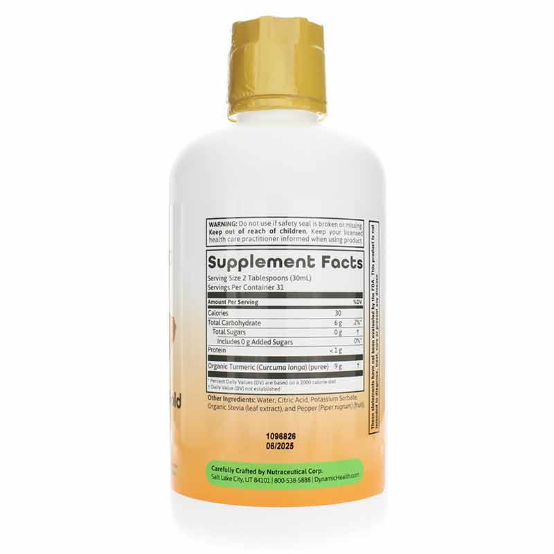 Turmeric Gold Turmeric 100% Juice, Dynamic Health