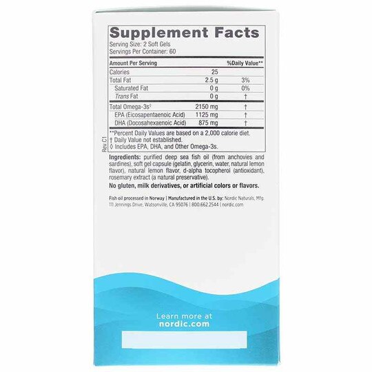 Ultimate Omega 2X, Nordic Naturals