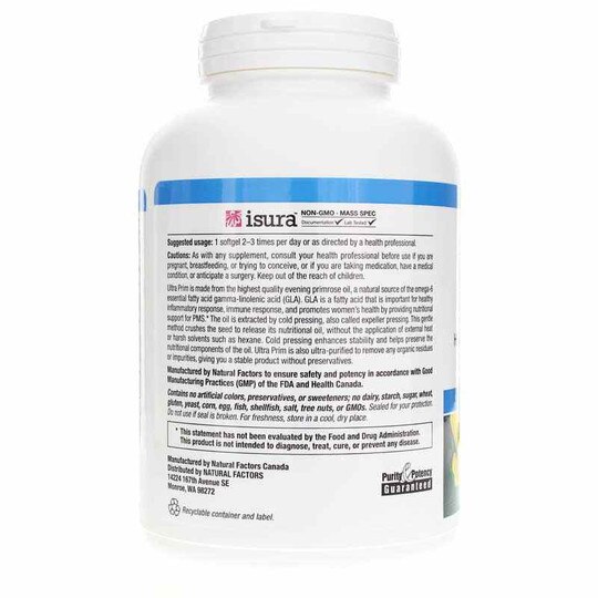 Ultra Prim Evening Primrose Oil 1000 Mg