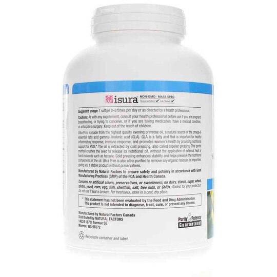 Ultra Prim Evening Primrose Oil 1000 Mg