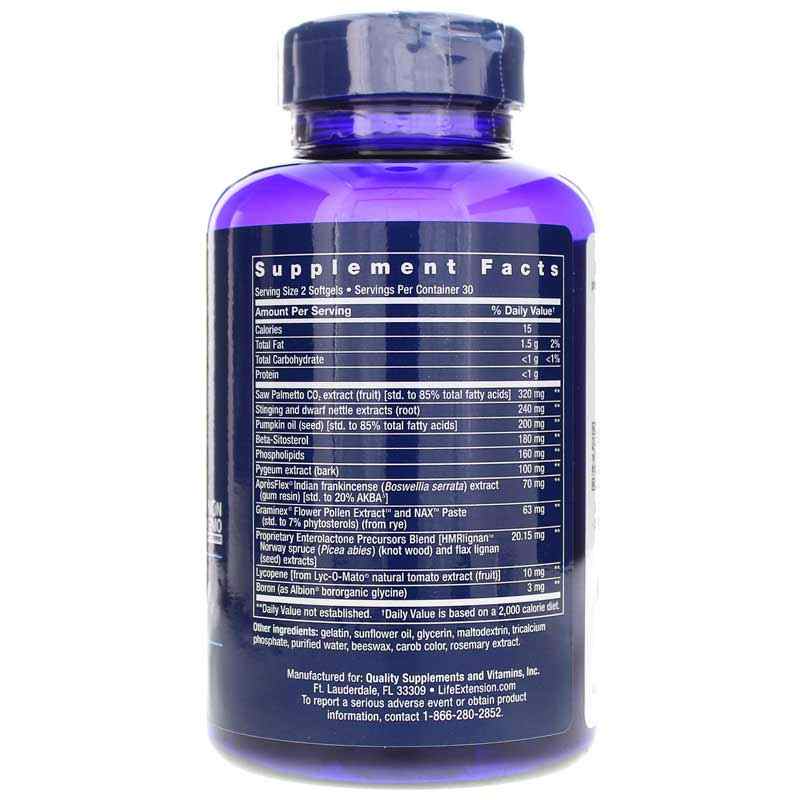 Ultra Prostate Formula, Life Extension