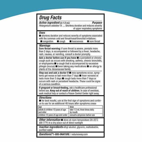 Umcka ColdCare Original Drops, Natures Way