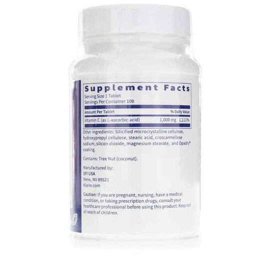 Vitamin C 1000 Mg, Klaire Labs