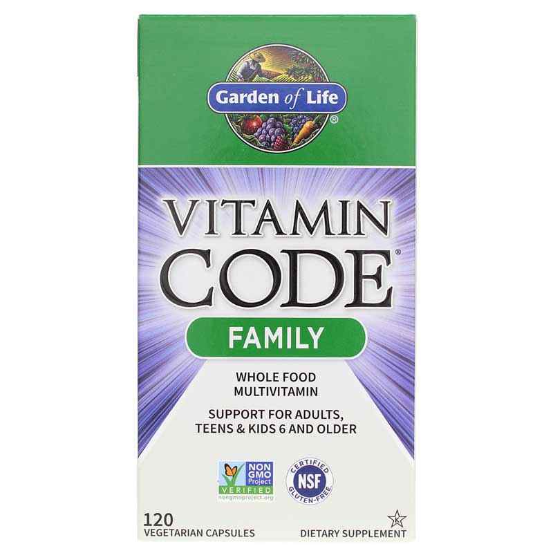 Vitamin Code Family Whole Food Multi, Garden of Life