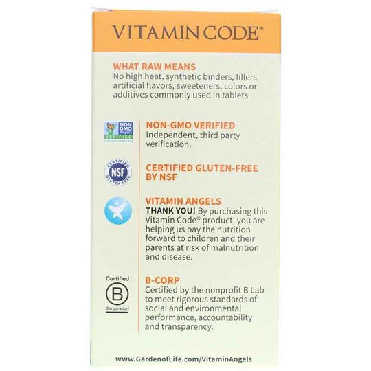 Vitamin Code Raw D3 2000 IU (50 Mcg), Garden of Life
