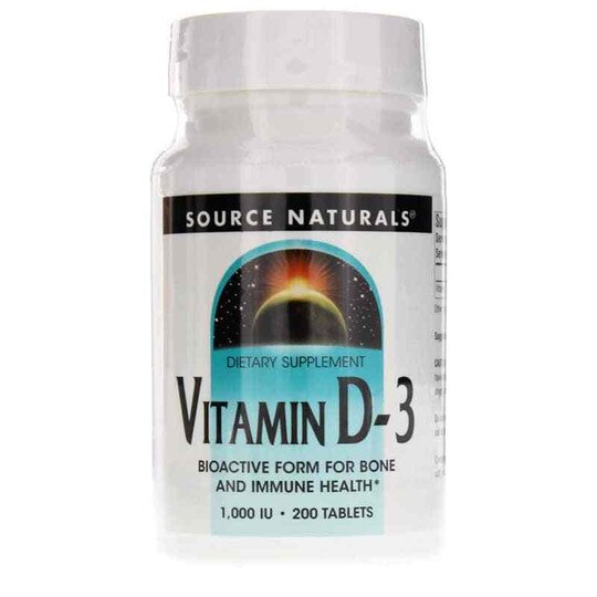 Vitamin D-3 1, Source Naturals