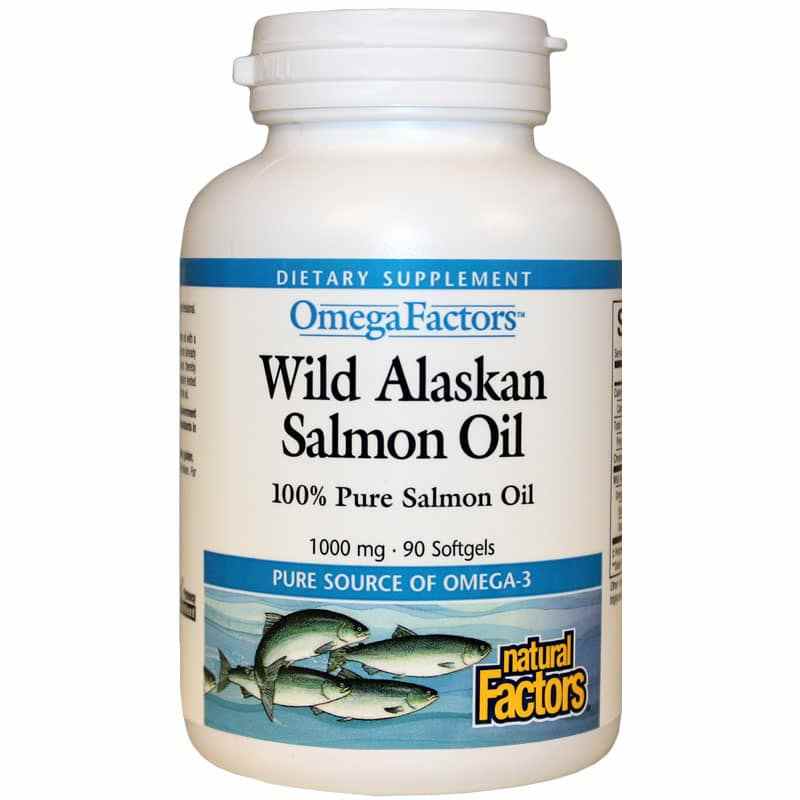 Wild Alaskan Salmon Oil 1000 Mg, Natural Factors