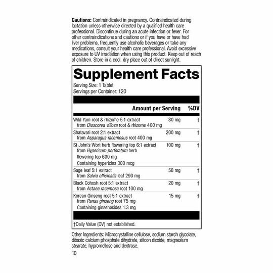 Wild Yam Complex, Standard Process