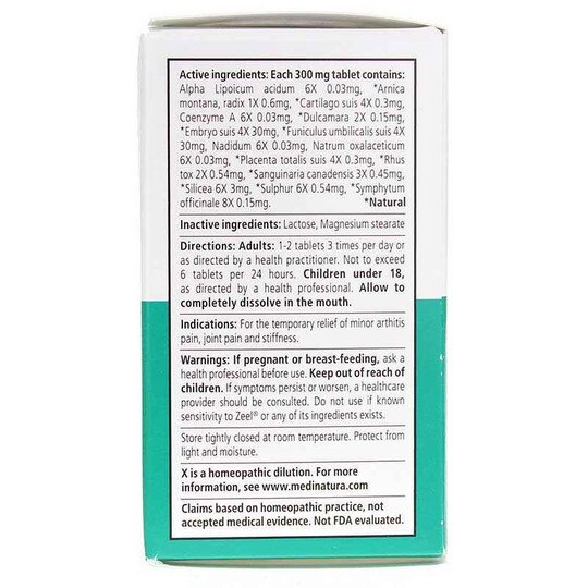 Zeel Tablets, MediNatura